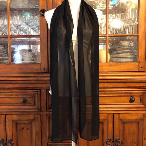Onyx Nite | Dresses | Onyx Nite Evening Dress With Scarf | Poshmark